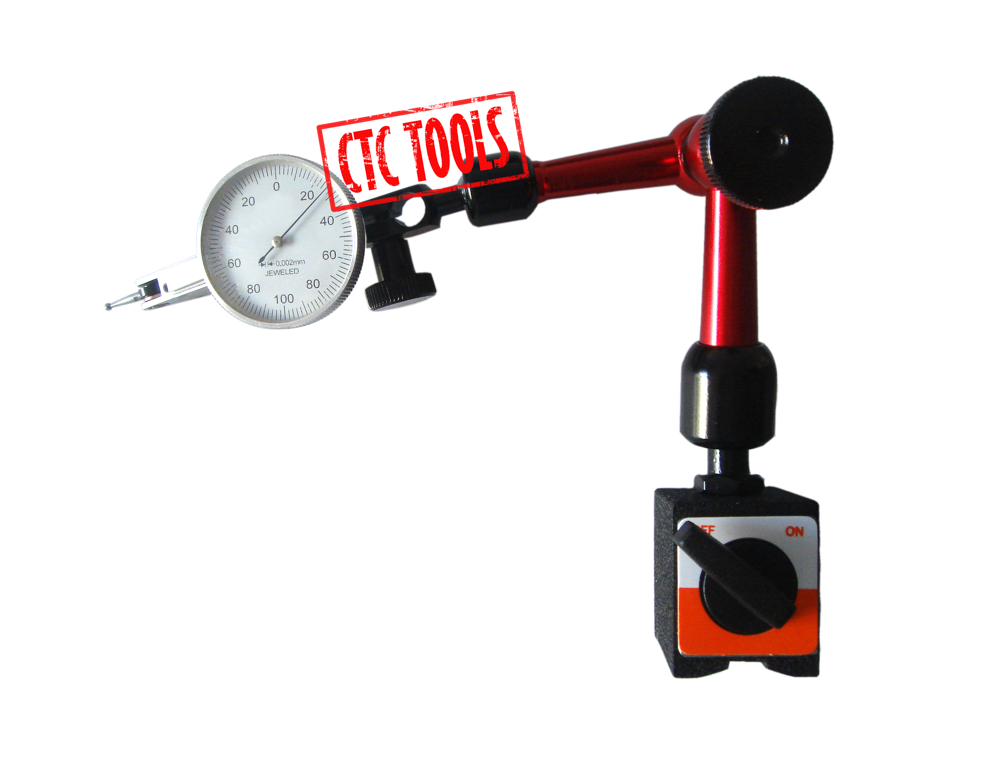 MICRON DIAL TEST INDICATOR & CAM-LOCK MAGNETIC BASE #D15 | CTC Tools