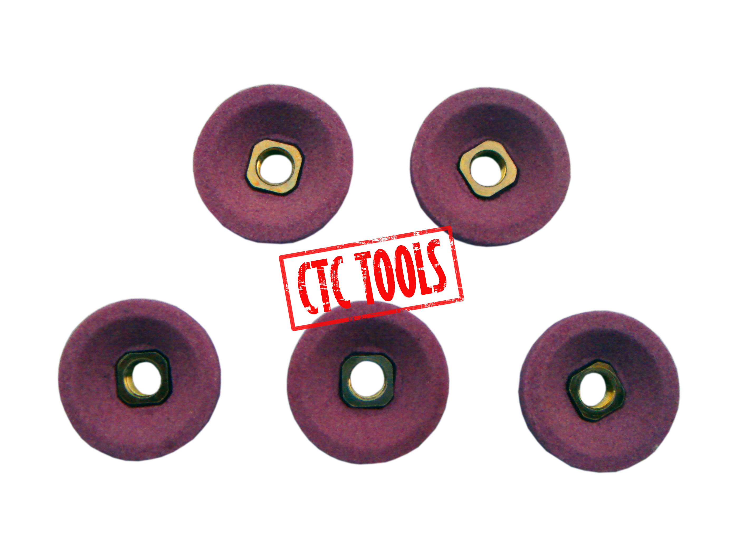 30MM GRINDING WHEEL CUPS FOR MICRO DIE GRINDERS (5 PCS) #G78 | CTC Tools