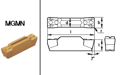 KORLOY PARTING INSERT MGMN NC3020 (10 PCS) #J99 | CTC Tools